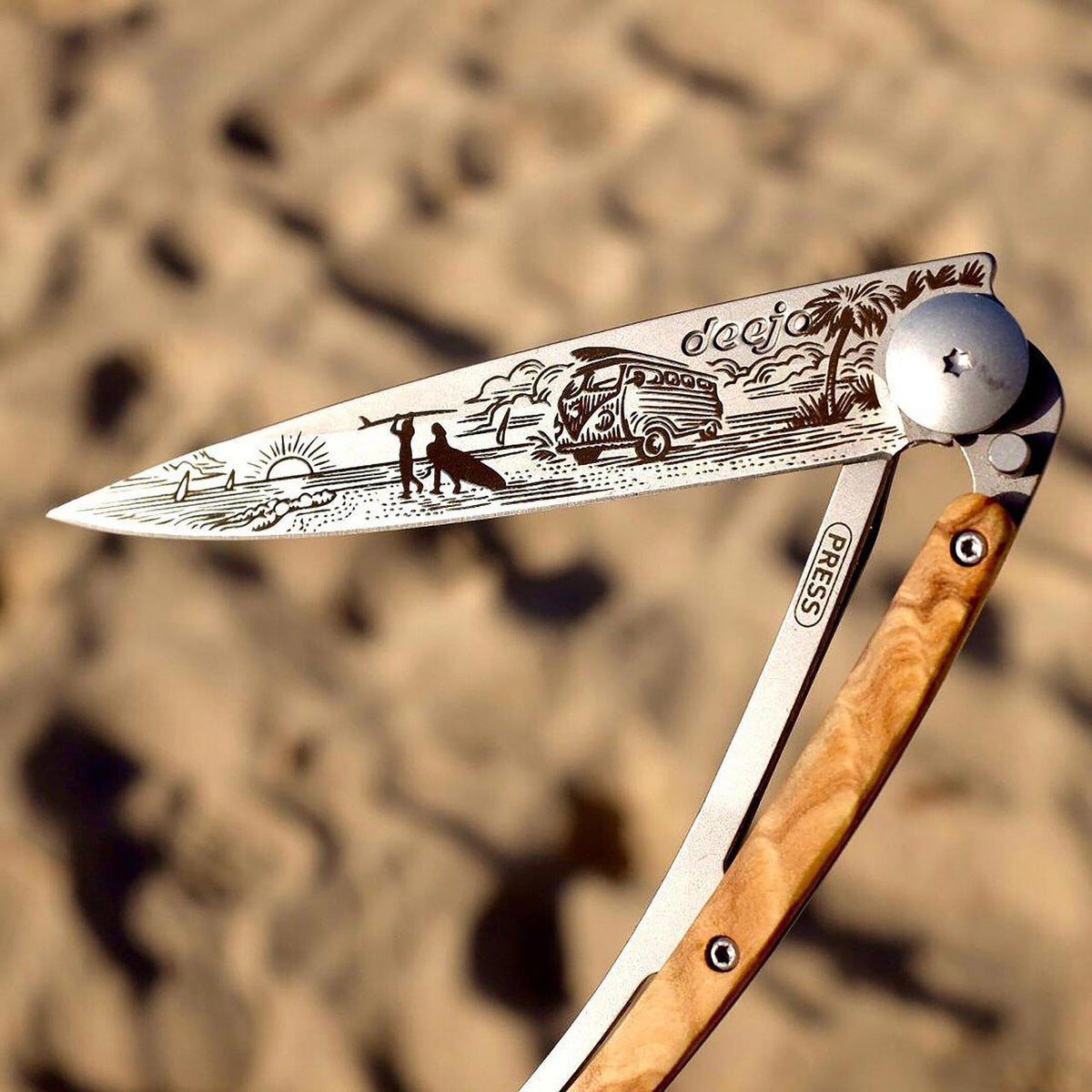 Deejo das Original Vanlife Messer kaufen im Büssli Campingbus Zubehör ...